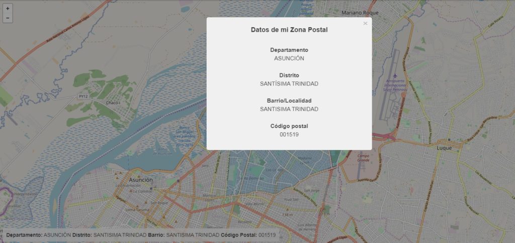 Código postal Paraguay ️ ⓶⓿ 4 Asunción, Luque, Capiatá, Lambaré