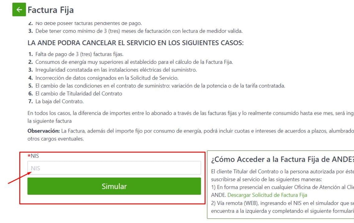 Factura Fija de ANDE ️ ⓴② ¿Qué es? ¿Cómo acceder? 🥇 Ventajas