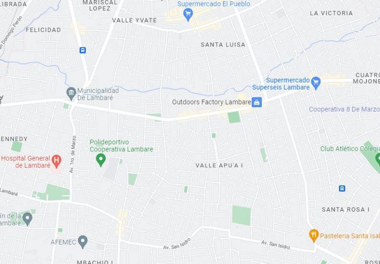 Código postal Paraguay ️ ⓶⓿ 3 Asunción, Luque, Capiatá, Lambaré