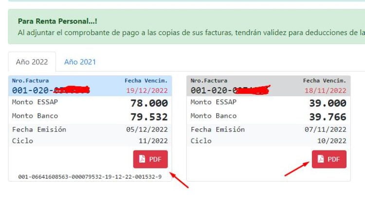 Essap Factura ️ Descargar facturas y consulta pdf digital para imprimir
