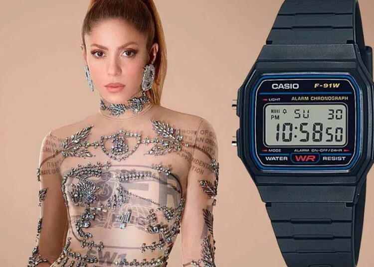 Casio responde a Shakira: “Los relojes y teclados Casio son para toda la vida”