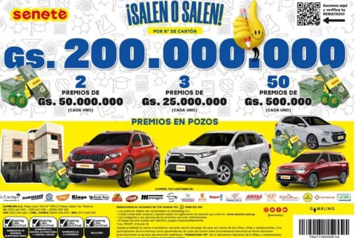Premios de Seneté para el ️ 26 de Febrero 2023