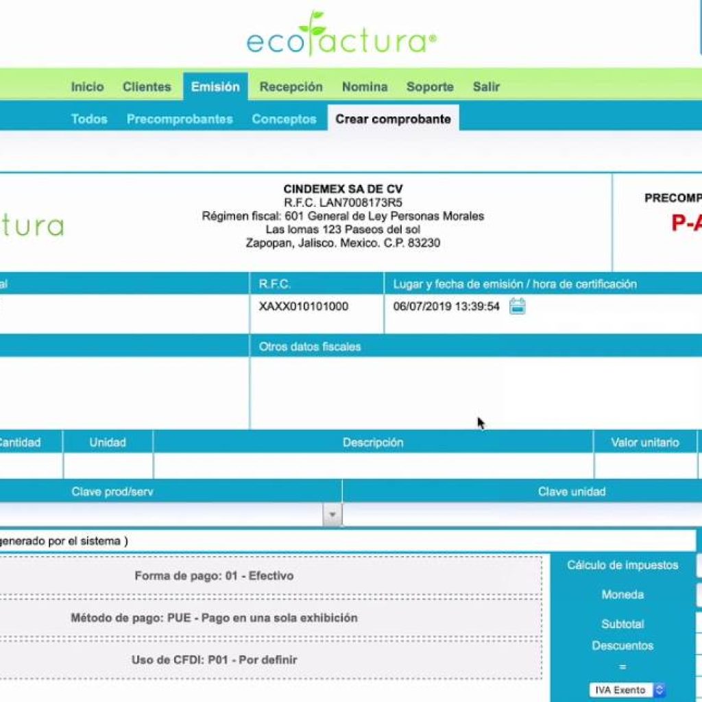 Ecofactura ️ Servicios de Facturación Electrónica - Registro y Ventajas