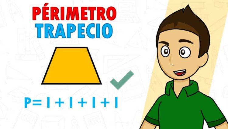 Perímetro de un trapecio 🥇 Ejemplos y pasos para calcular ¡FÁCIL!