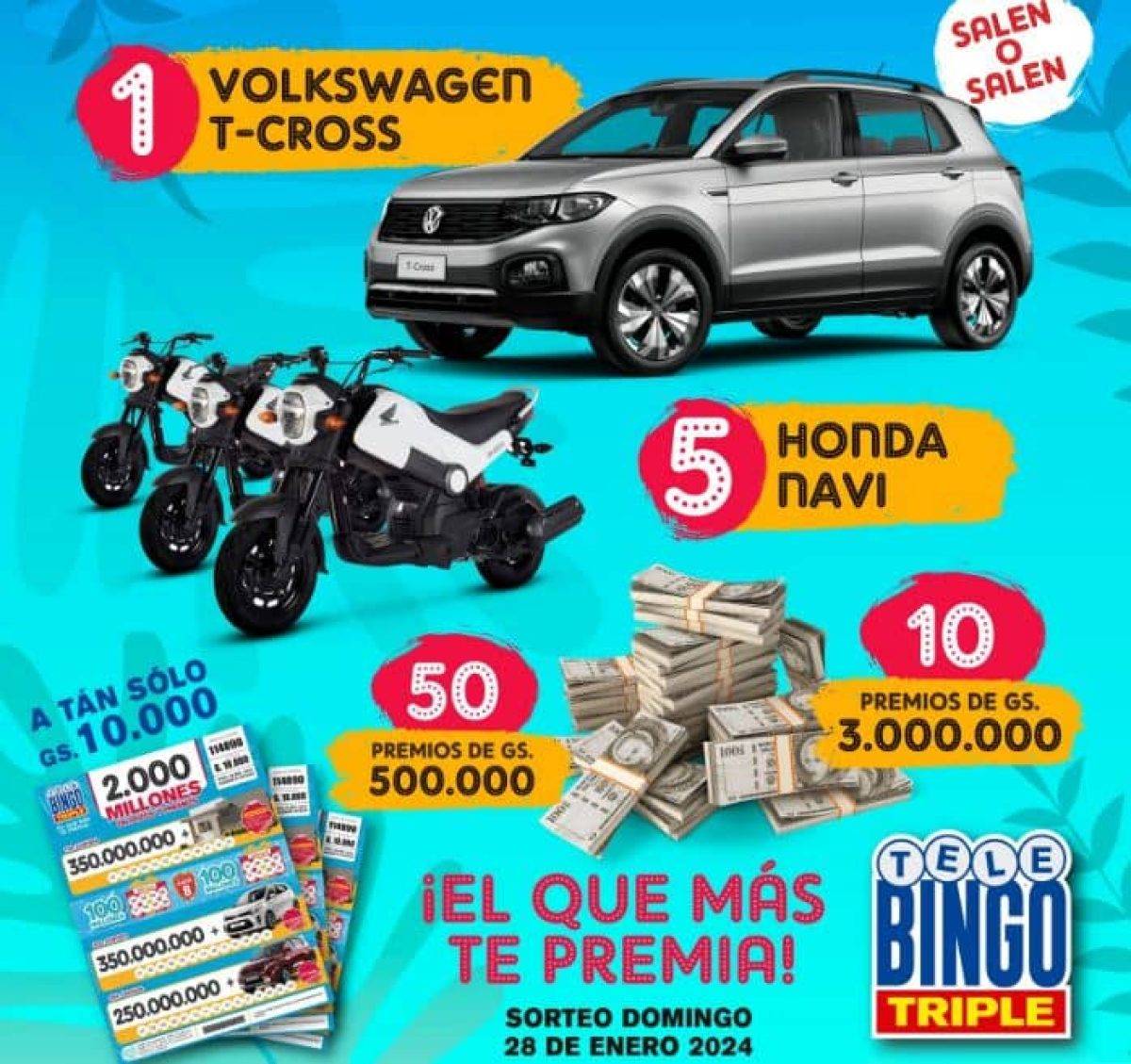 Telebingo Triple Resultado del Sorteo del 28 de Enero 2024 ☜ ( ͡🔥 ͜ʖ ͡🔥)