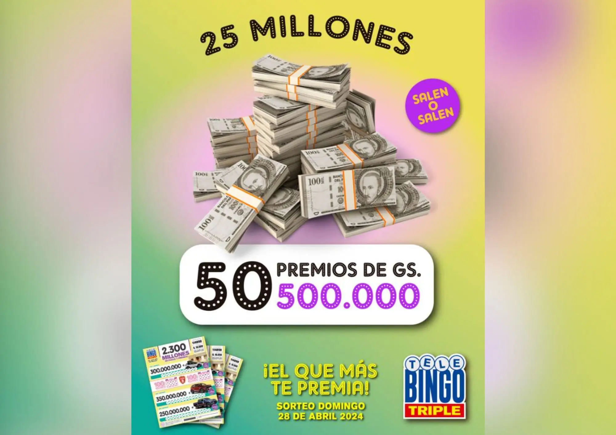 Telebingo Triple Resultado del Sorteo del 28 de Abril 2024 ☜ ( ͡🔥 ͜ʖ ͡🔥)