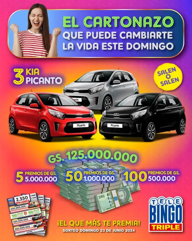 Telebingo Triple Talisman ( ͡ᵔ ͜ʖ ͡ᵔ)/ ️ ⓶⓿ Consultá tu Cartón