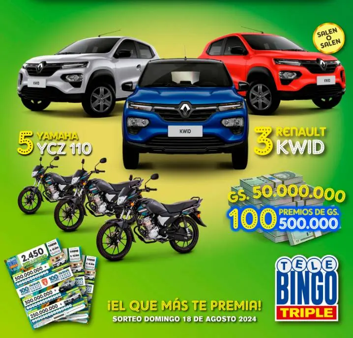 Talisman 👉 Telebingo Triple Resultado del Sorteo del 18 de Agosto 2024